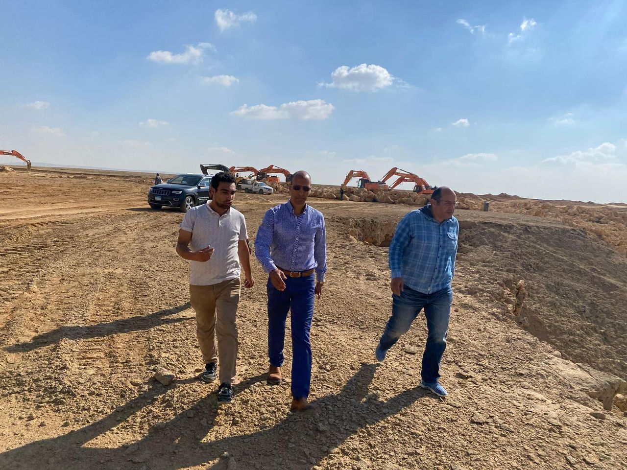 El-Gazzar Monitors Commencement of New Road Works in Hope Triangle Area ...