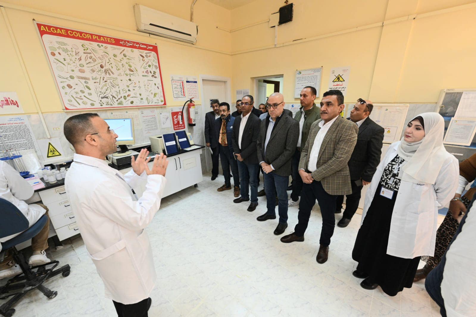 El-Gazzar Inspects Drinking Water Purification Plant in Sheikh Zayed ...
