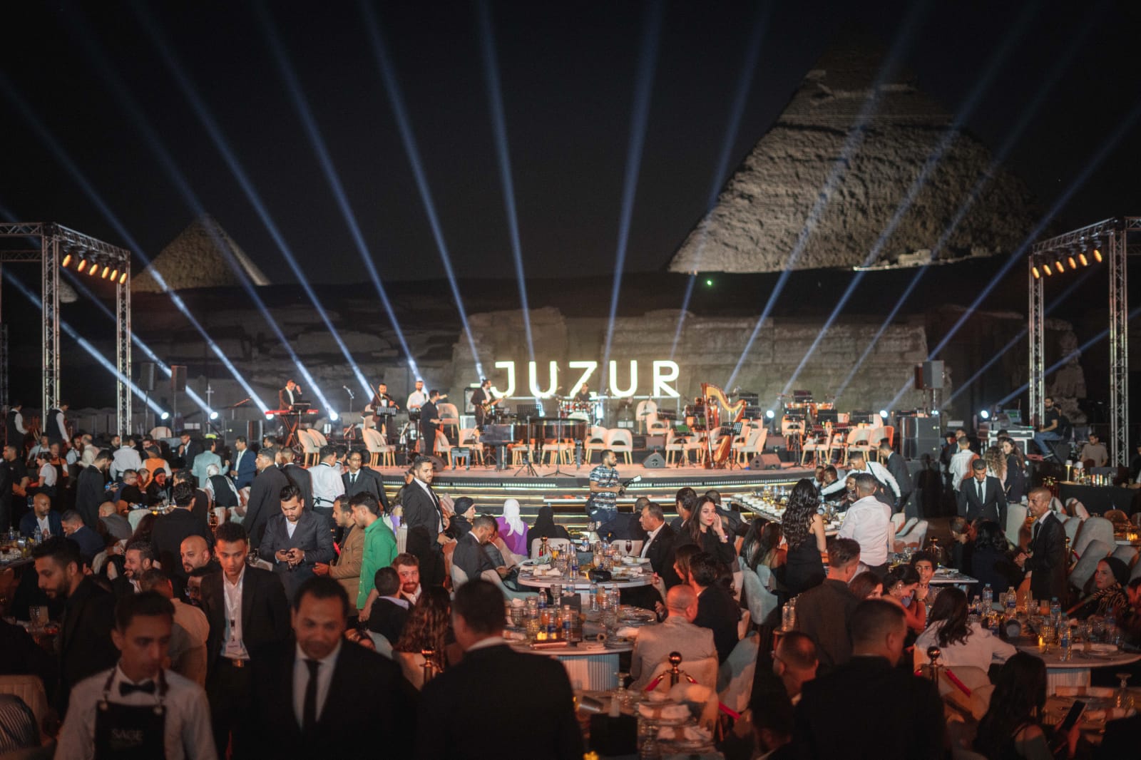 JUZUR Company Launches with Grand Celebration at Pyramids Sound and ...