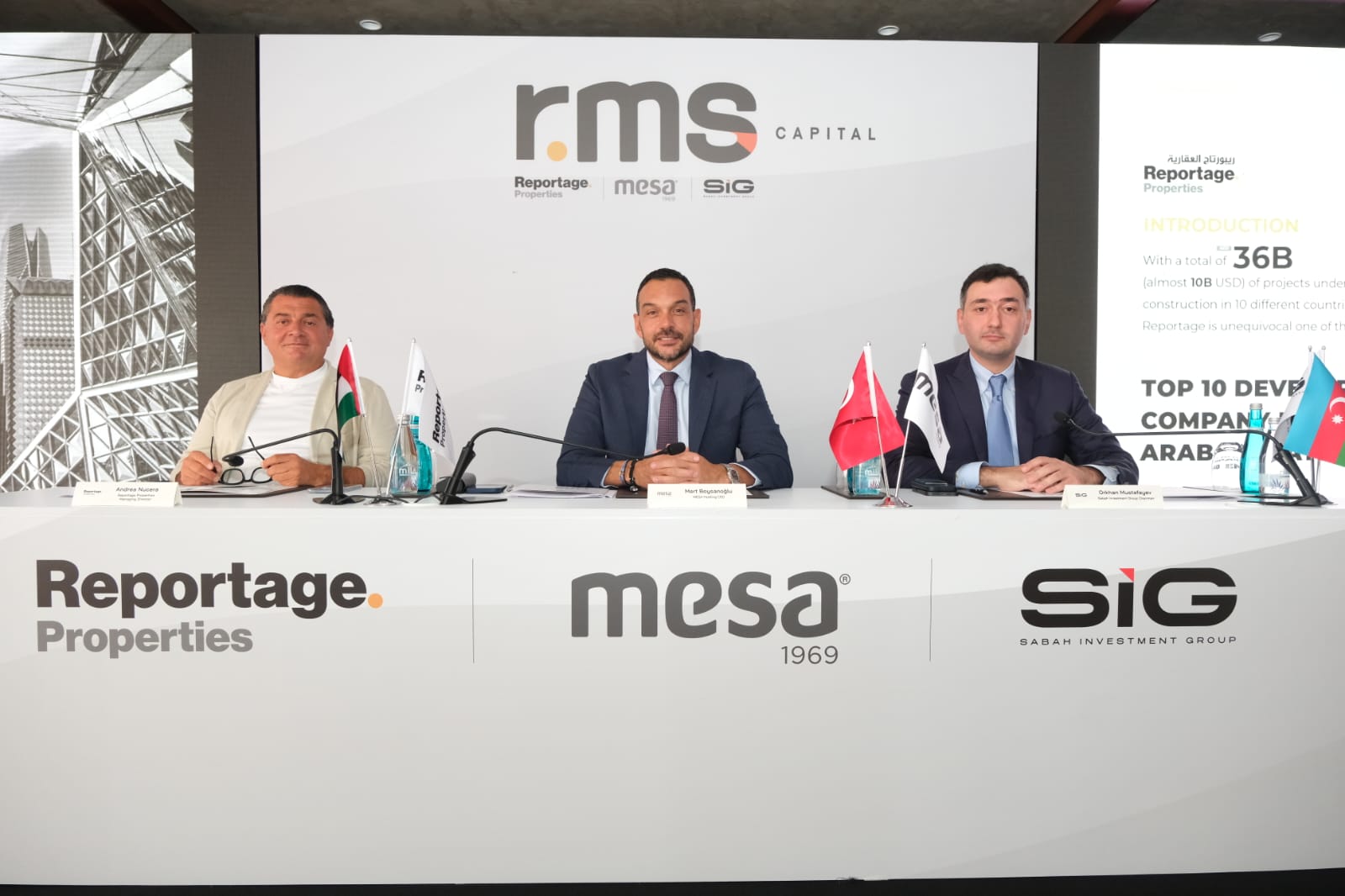 MESA Holding, Reportage Properties, and Sabah Investment Group Forge ...